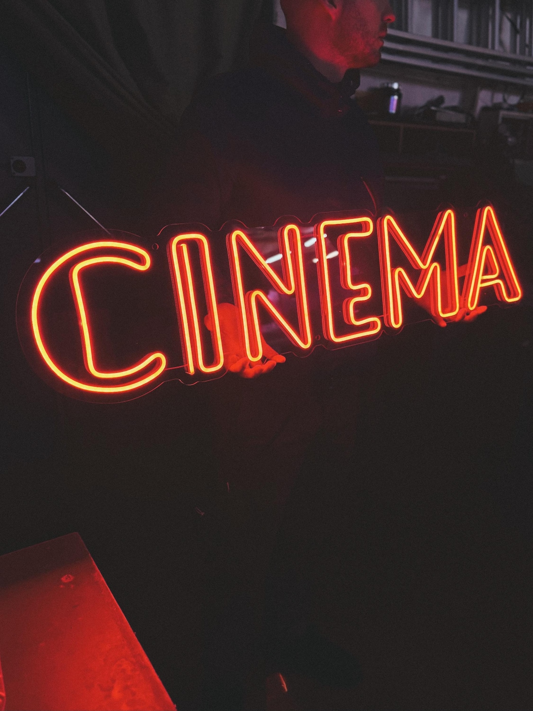 Cinema LED Neon Sign | Movie Room Wall Art | Theater Gifts - Etsy