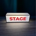 Stage Light Box | Small Table and Wall Lamp for Movie Night Decor | USB ...