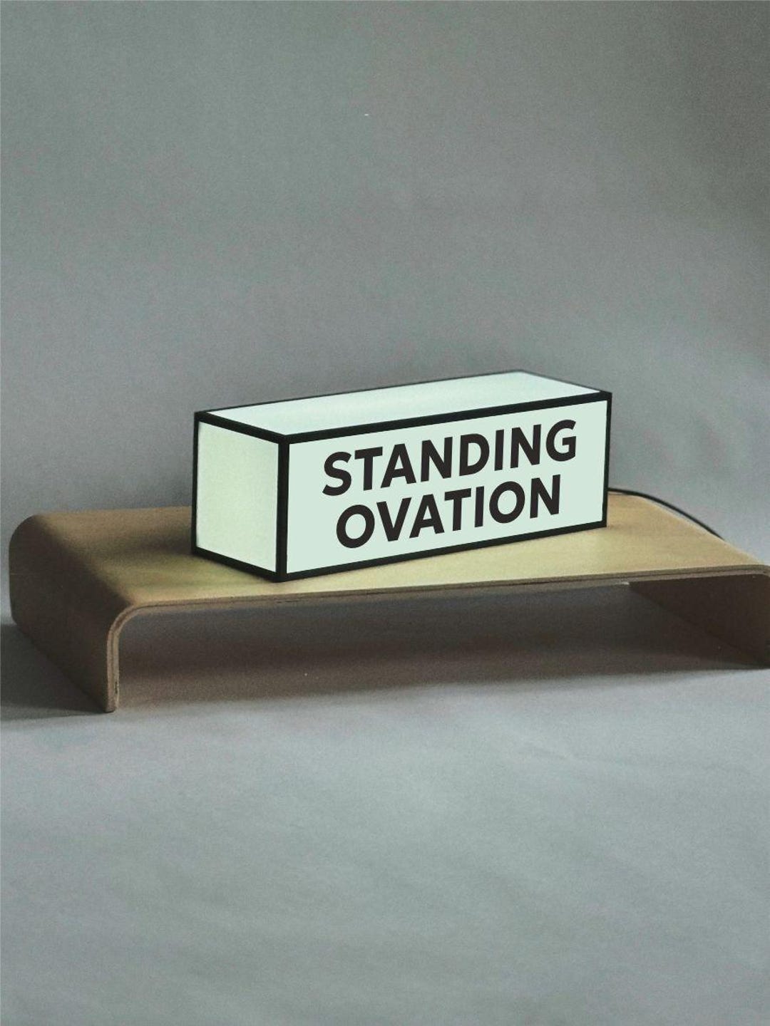 Standing Ovation Light Box Sign | Illuminated LED Sign for Events ...