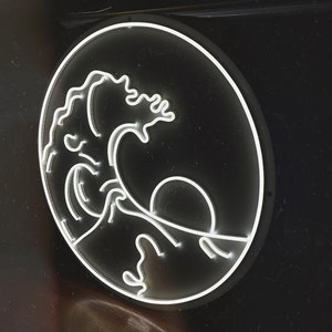 Sea Sunset Wave LED Neon Sign Sea and Ocean Beach Decor - Etsy