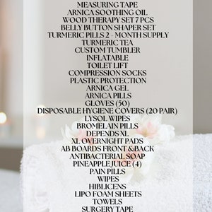 Complete Post-surgery Care Kit - BBL & Lipo 360 Recovery Essentials ...