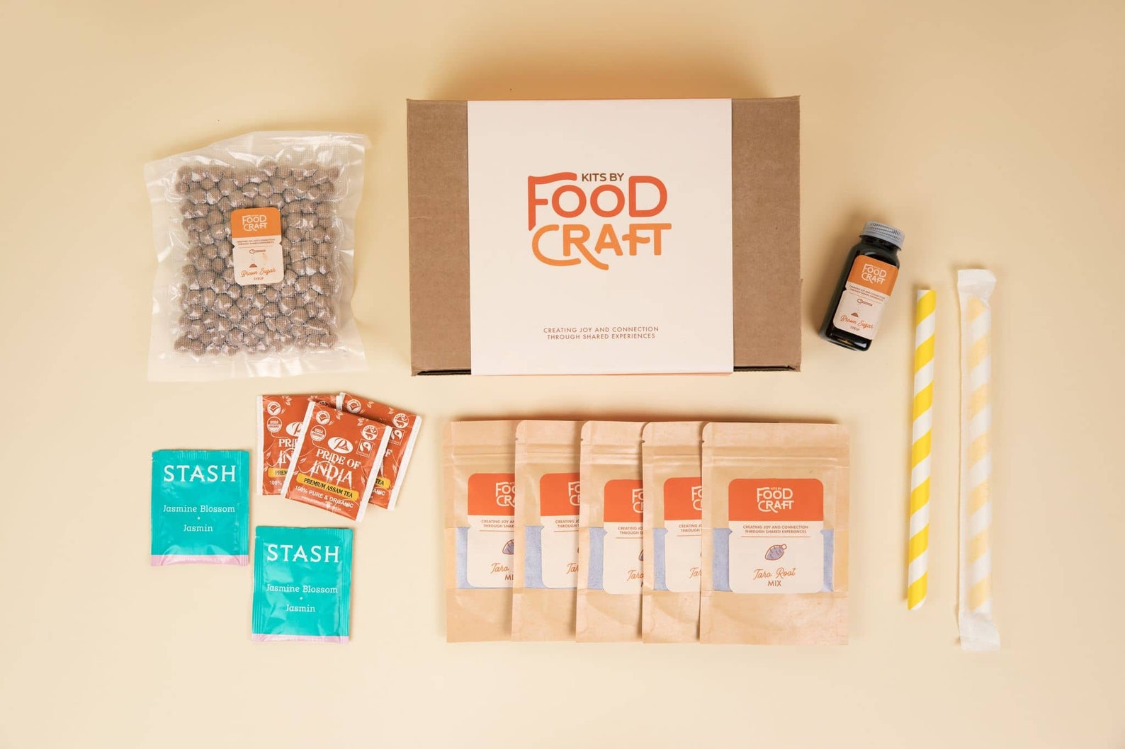 Premium Taro Bubble Tea Kit DIY Boba Milk Tea Kit 5 - Etsy