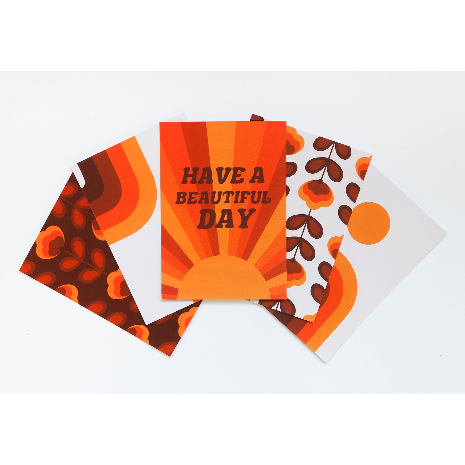 Retro 70s Postcard Pack 5 Cards A6 - Etsy Australia