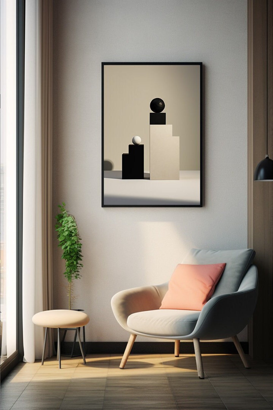 Balance in Asymmetry Poster - Etsy