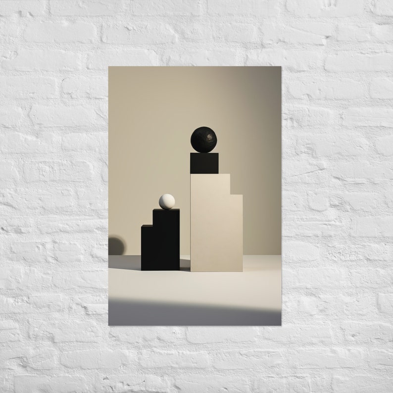 Balance in Asymmetry Poster - Etsy