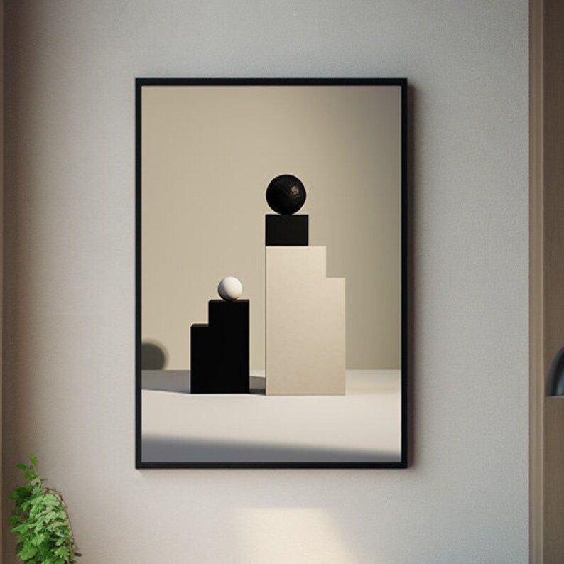 Balance in Asymmetry Poster - Etsy