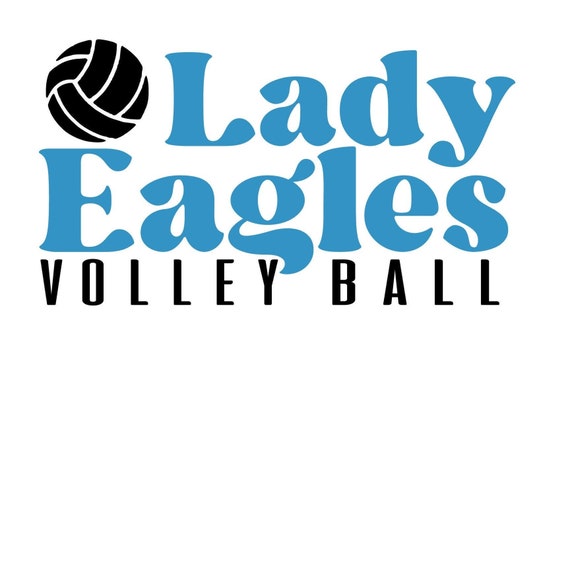 Ladyeaglesvolleyball Svgpngjpg - Etsy