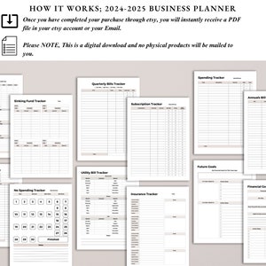 Small Business Planner With Grid Pages, Goal Setting Organizer ...