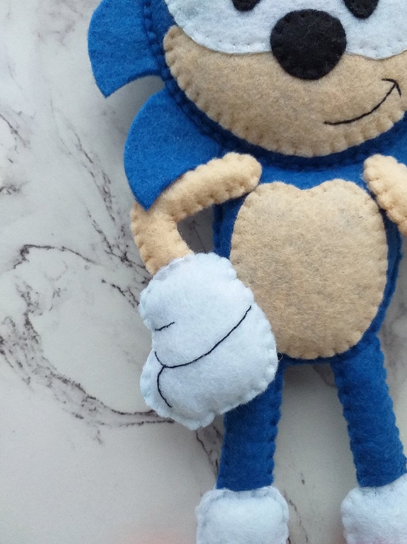 Sonic the hedgehog sonic plush Sonic plush toy pattern | Etsy