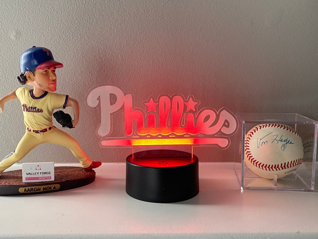 16 Color Philadelphia Phillies LED Acrylic Light Baseball World Series ...