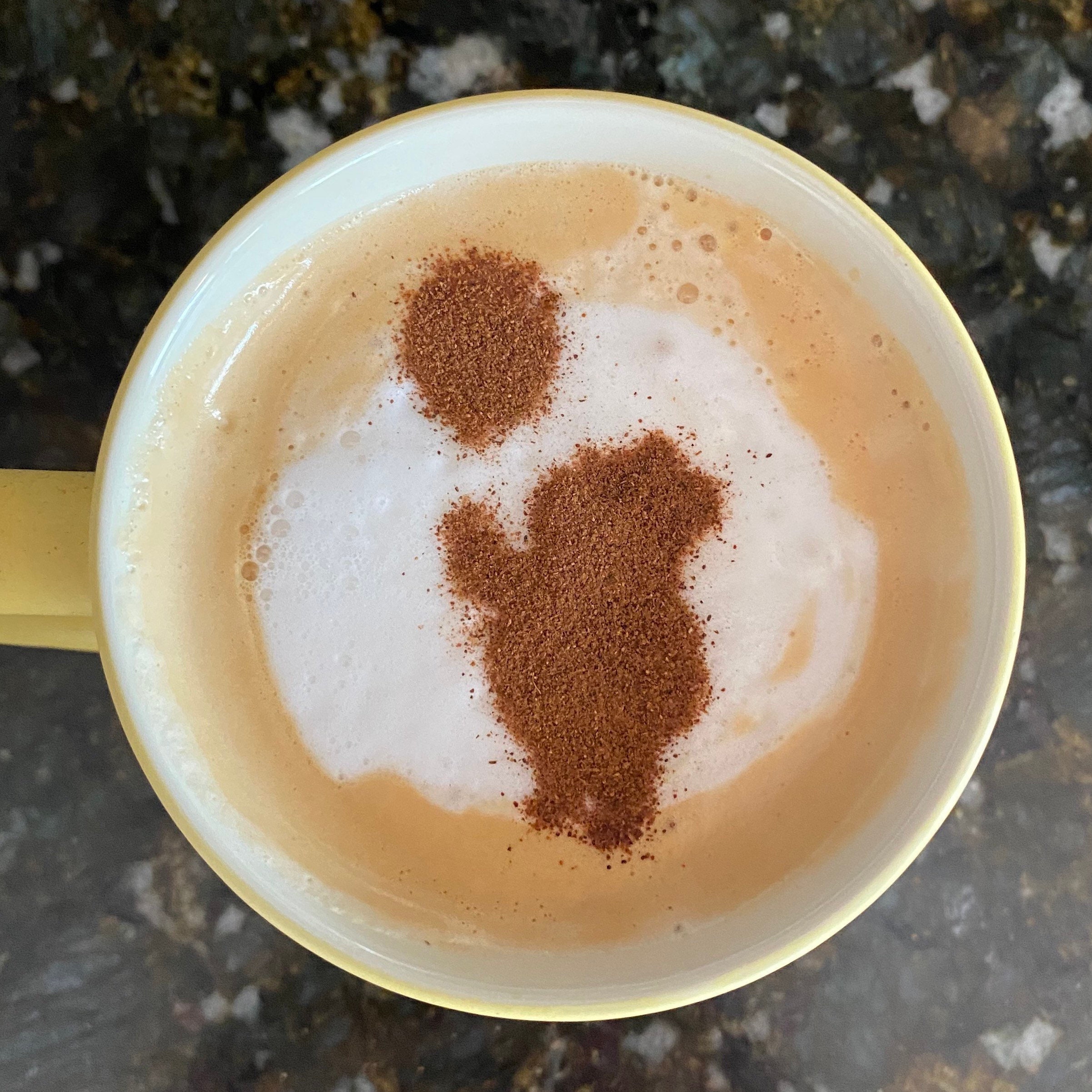Winnie the Pooh Coffee Stencil Disney Disneyland Disney - Etsy