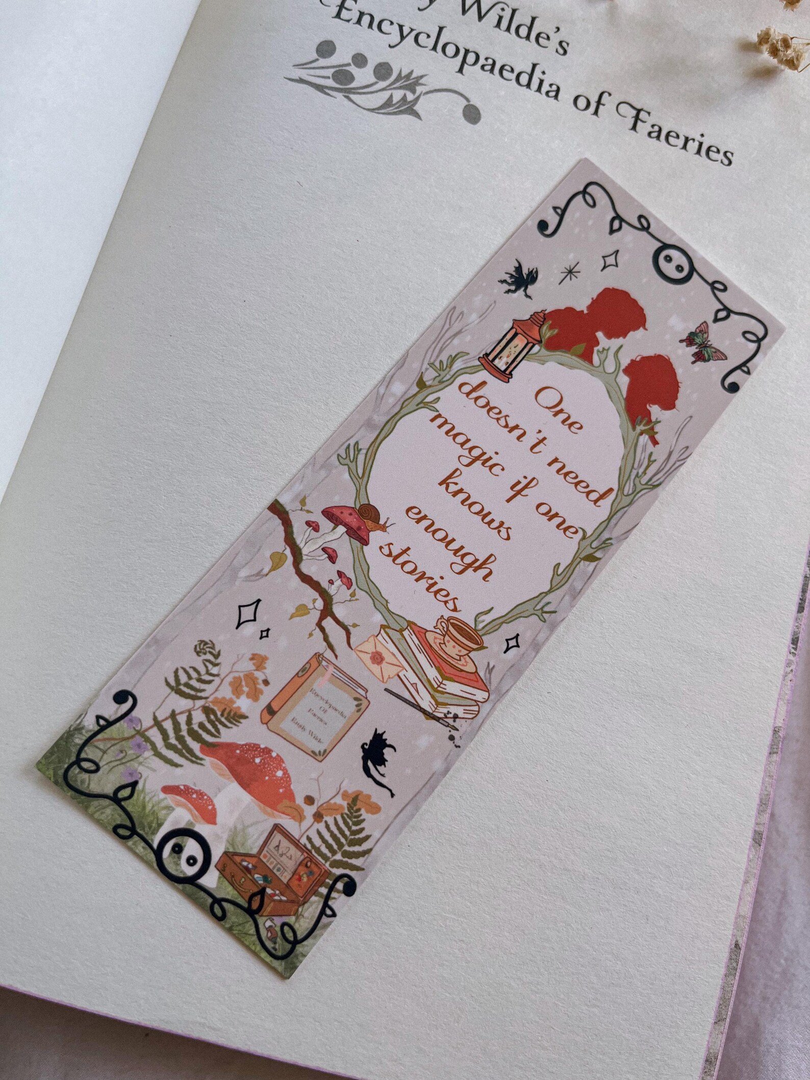Emily Wilde Velvet Mini Bookmark, Romance Bookmark, Cute Bookish ...