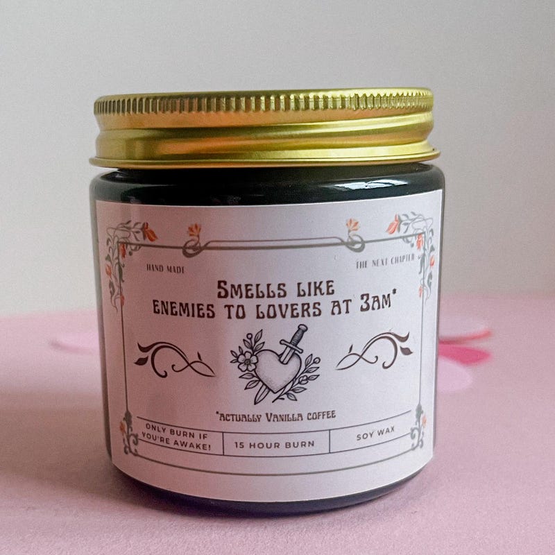 Enemies of Lovers Candle - Etsy UK