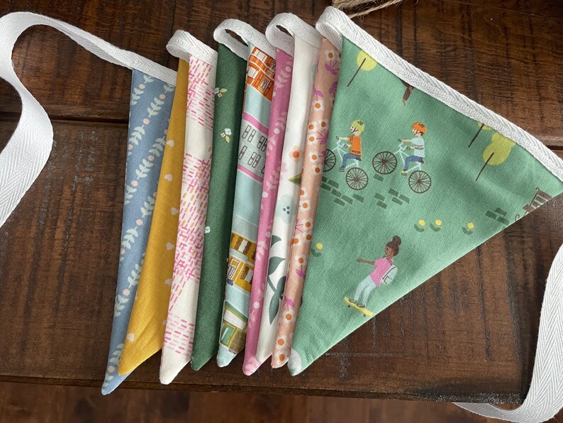 Decorative Bunting Flags Banner Garland 72 Inches Ready to - Etsy