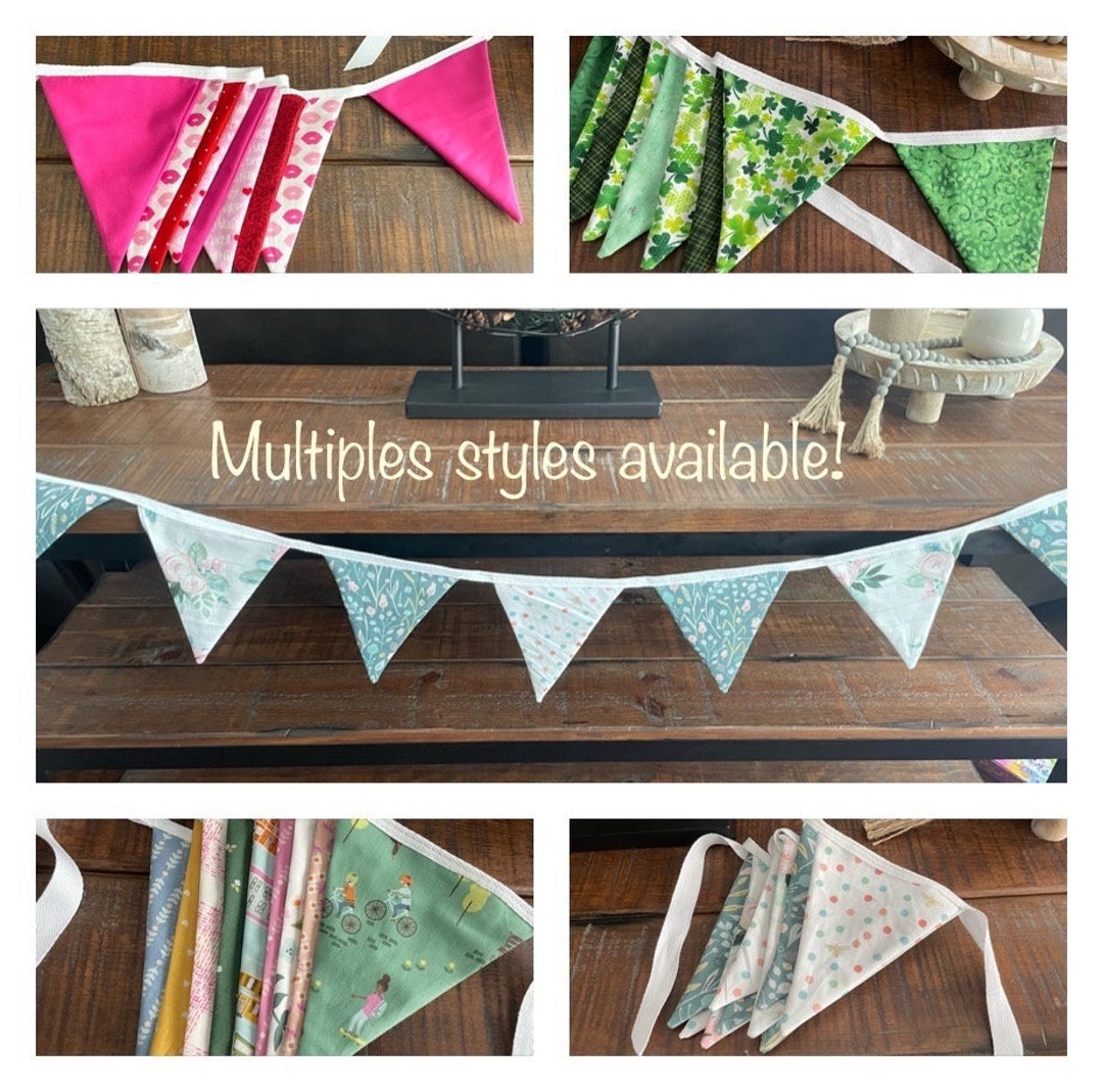 Decorative Bunting Flags Banner Garland 72 Inches Ready to Ship ...
