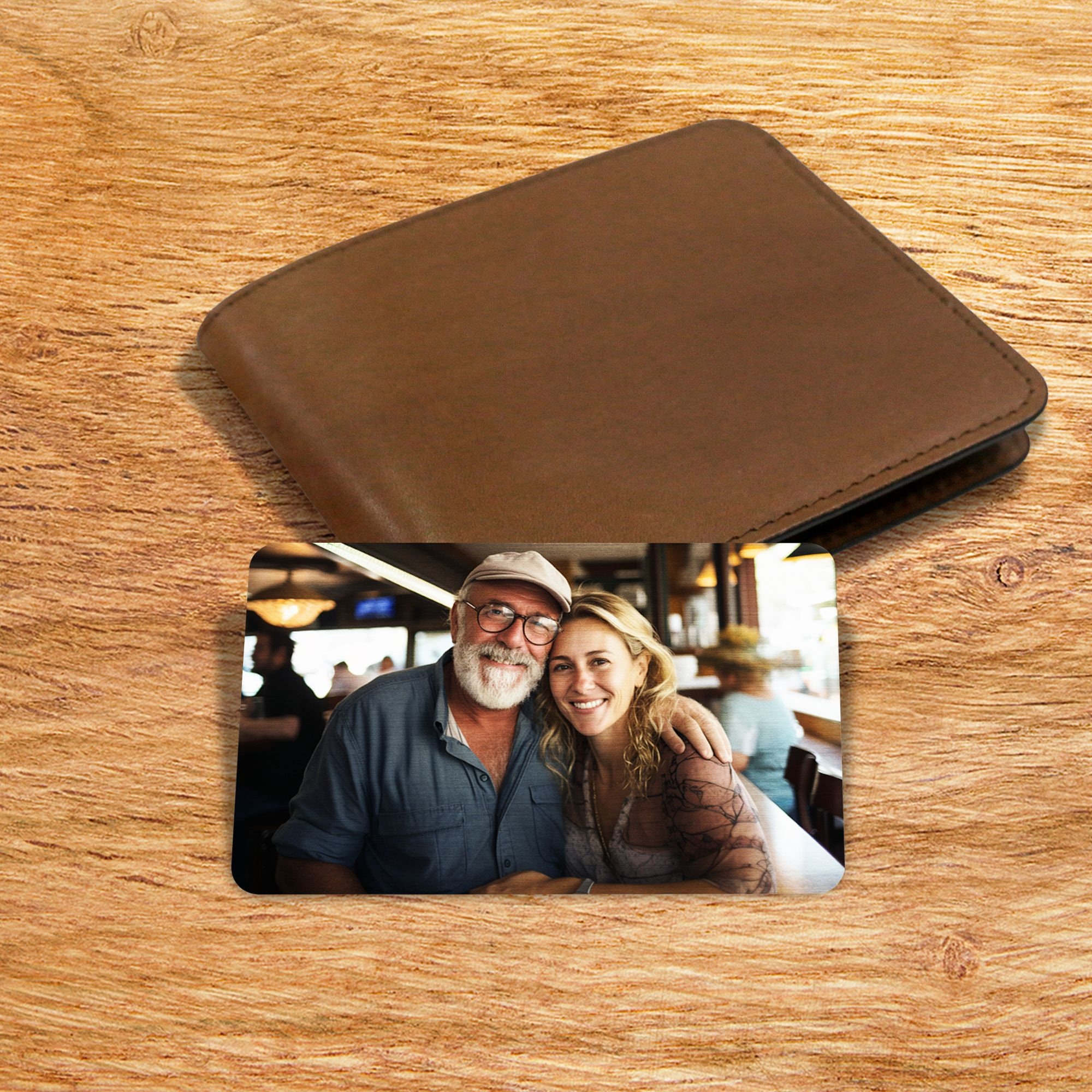 Customized Metal Wallet Card Personalized Metal Wallet Card With Photo ...