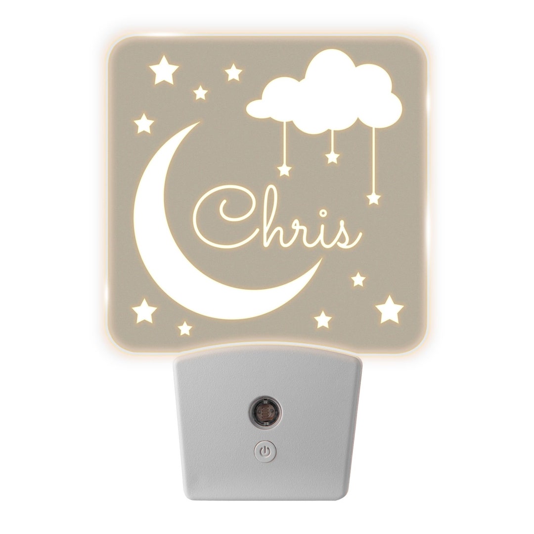Personalized Plug in Night Light, Custom Baby Gifts, Night Light Wall ...