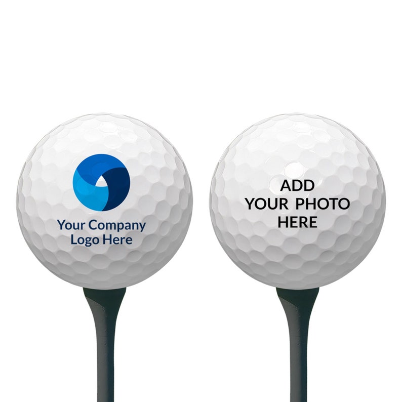Custom Logo Golf Ball Business Logo Golf Balls Custom - Etsy