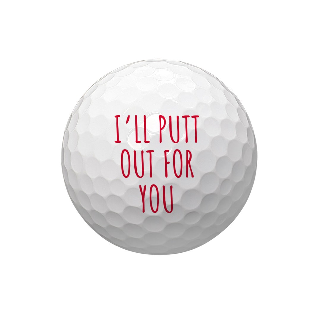 Funny Custom Golf Balls, Upload Your Image Text Logo, Personalized Gift ...