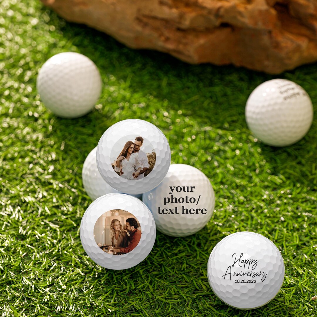 Custom Golf Balls, Photo Golf Ball Gift, Anniversary Golf Ball Gifts ...