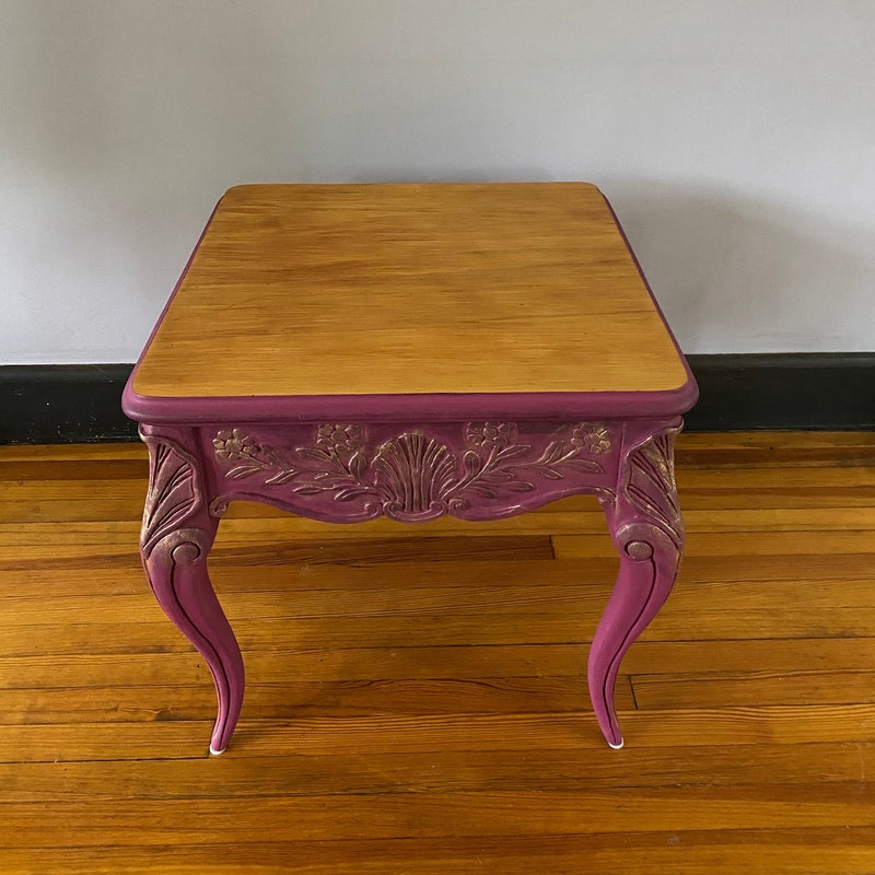Painted Side Table - Etsy