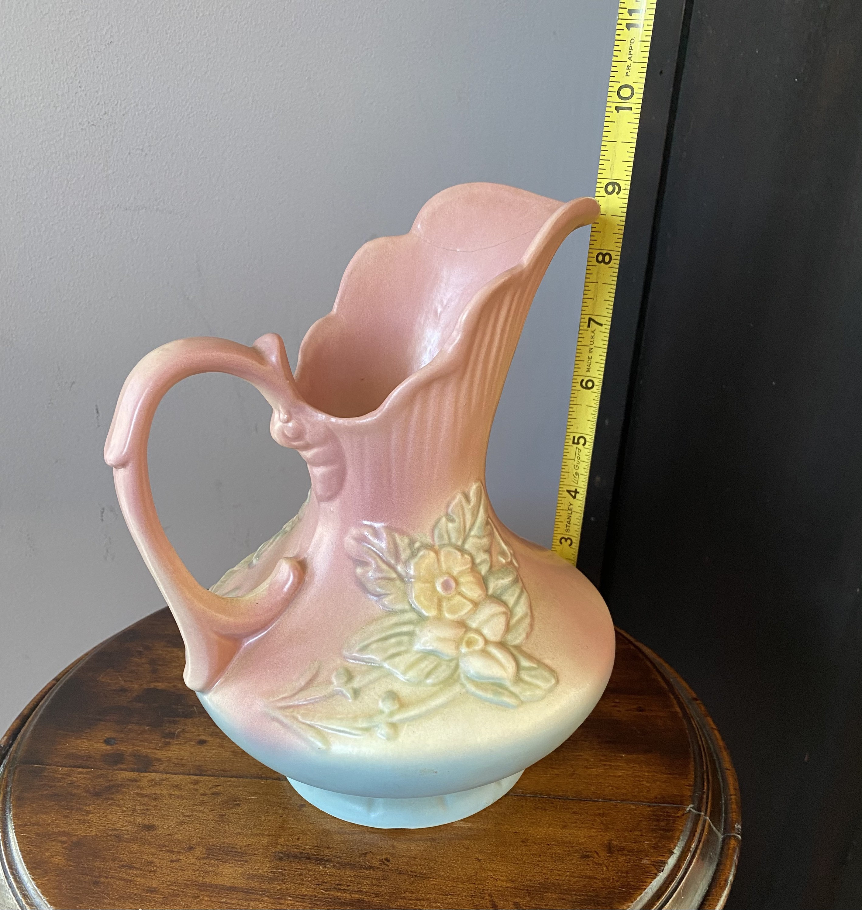 Hull Art USA Pitcher Circa 1940. W-11-8.5. Wildflower Pitcher, Overall ...