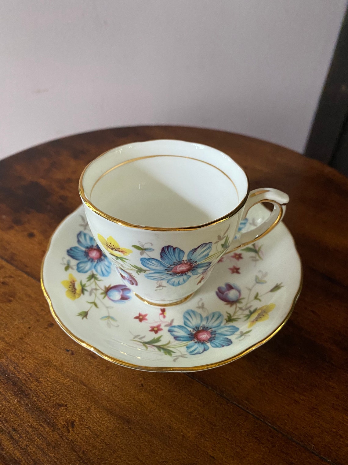 Vintage Duchess Fine Bone China Tea Cup. Delicate Demitasse Cup Made in ...