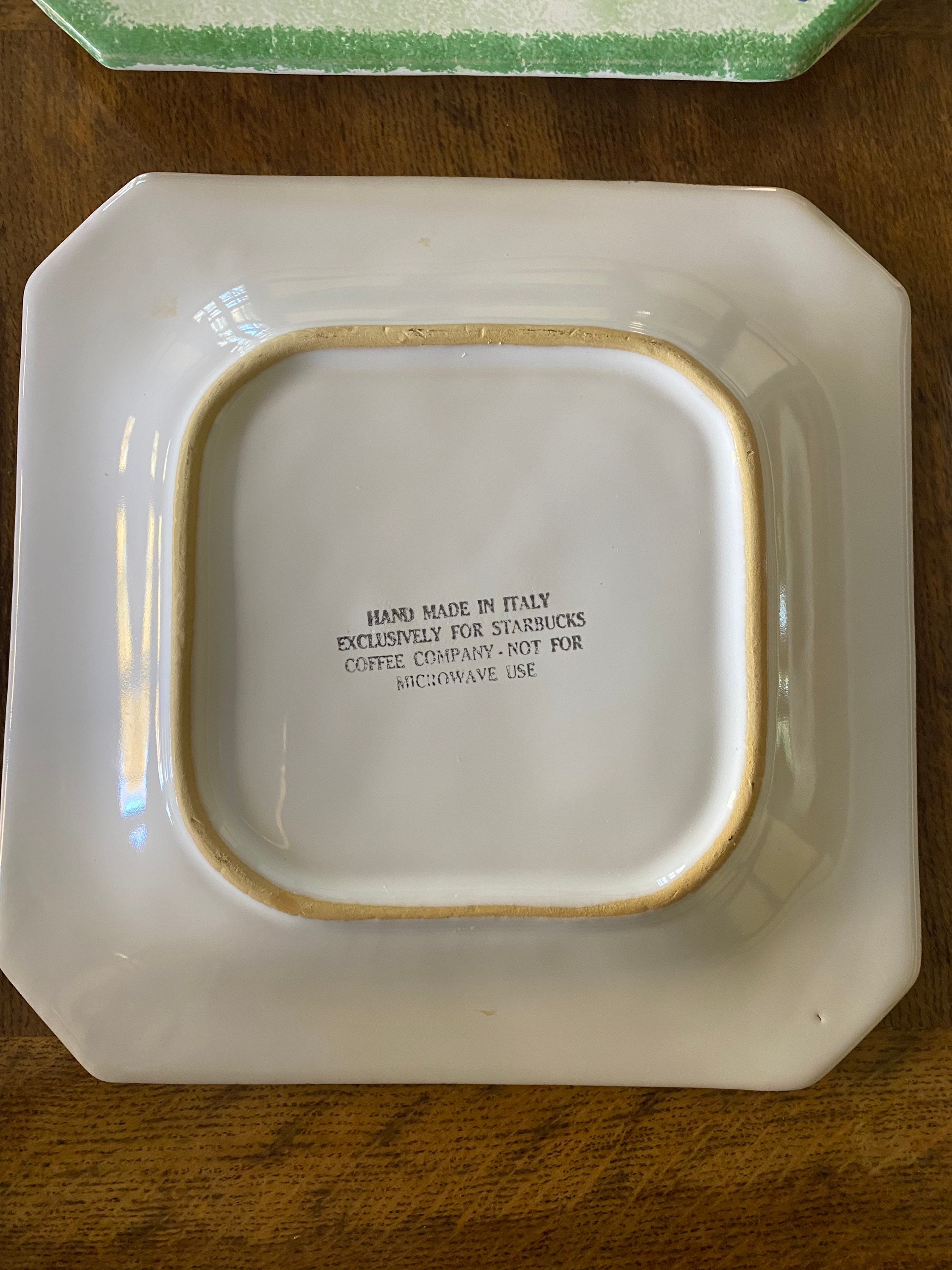 Vintage Set of 4 Topiary Ceramic Plates Made Exclusively for Starbucks ...