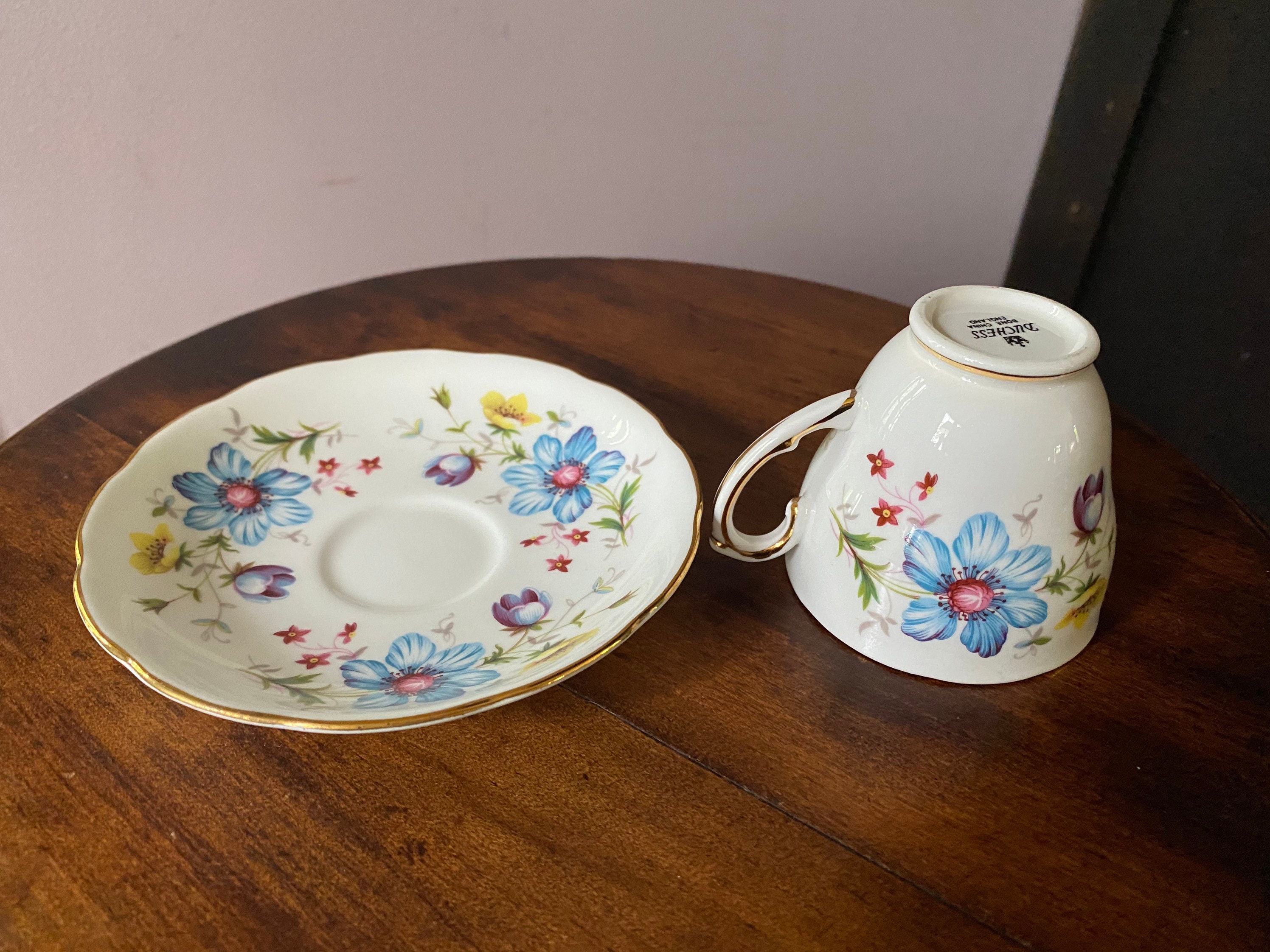 Vintage Duchess Fine Bone China Tea Cup. Delicate Demitasse Cup Made in ...