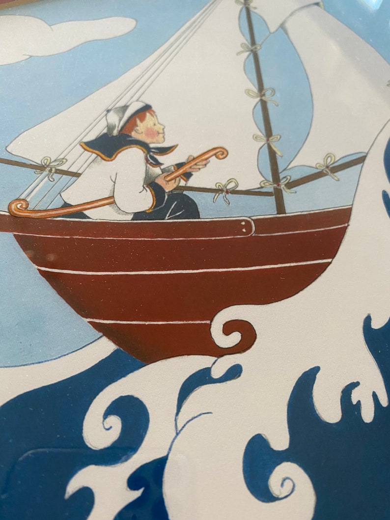 Illustration of Robert Louis Stevensons Poem at the Seaside. - Etsy