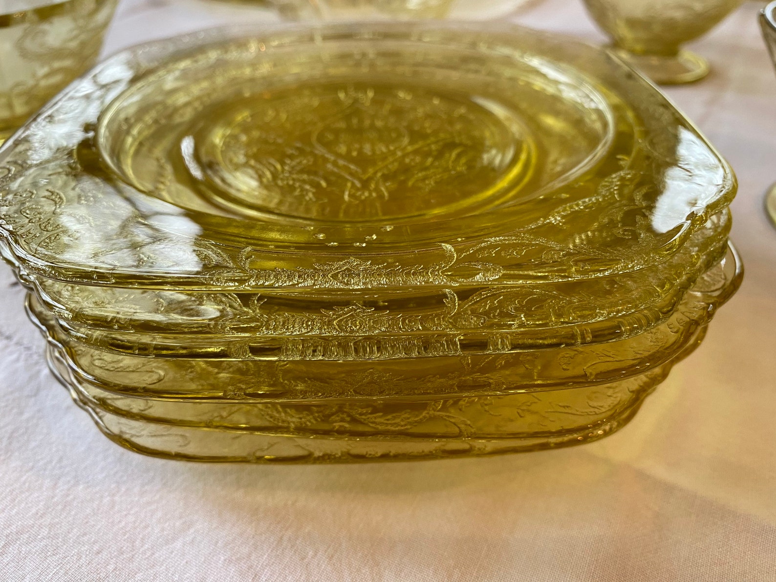 Federal Glass Co 1930s Amber Glassware. Pristine Condition. - Etsy