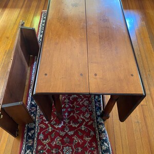 1930s to 1950s Conant Ball of Gardner , MA Maple Drop Leaf Dining Table ...