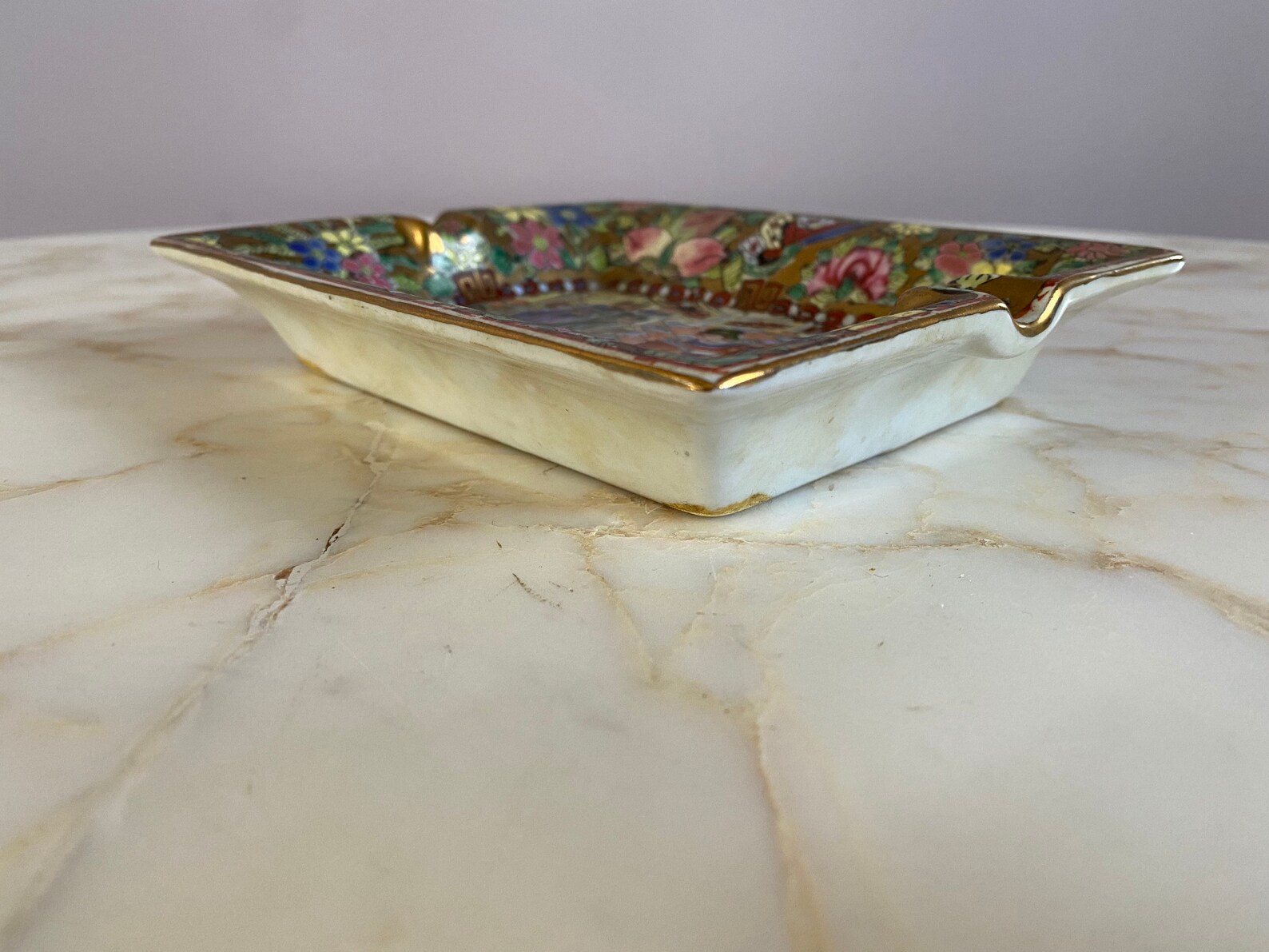 Antique Chinese Export Ash Tray Circa 1920 - Etsy