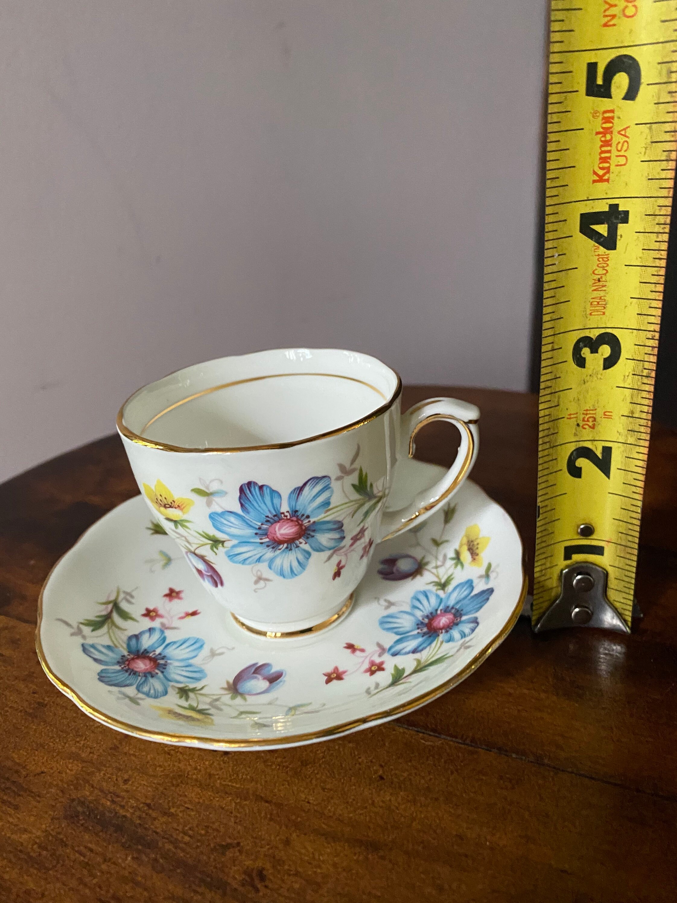 Vintage Duchess Fine Bone China Tea Cup. Delicate Demitasse Cup Made in ...