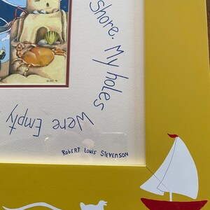 Illustration of Robert Louis Stevenson’s Poem at the Seaside. - Etsy