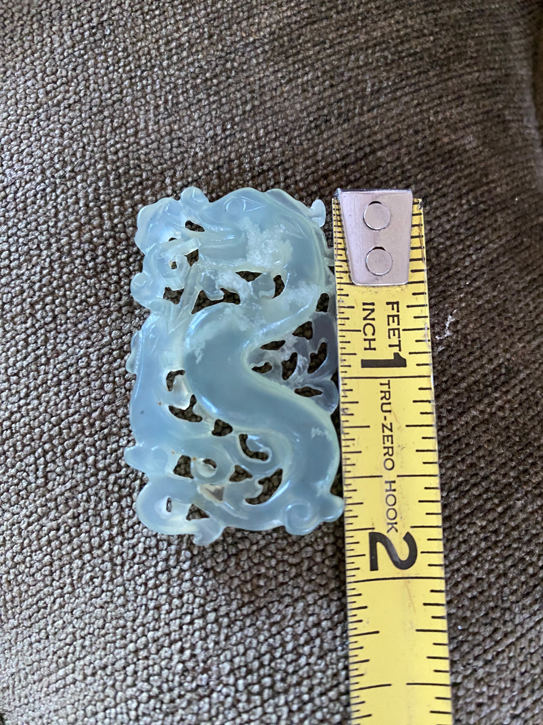 This is a Rare Jadeite Ice Jade Carving. Carved Into a Dragon - Etsy