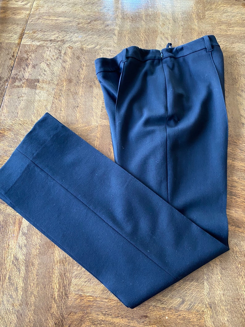 Vintage Prada Wool Pants With Front Seam. Gorgeous Prada Black - Etsy