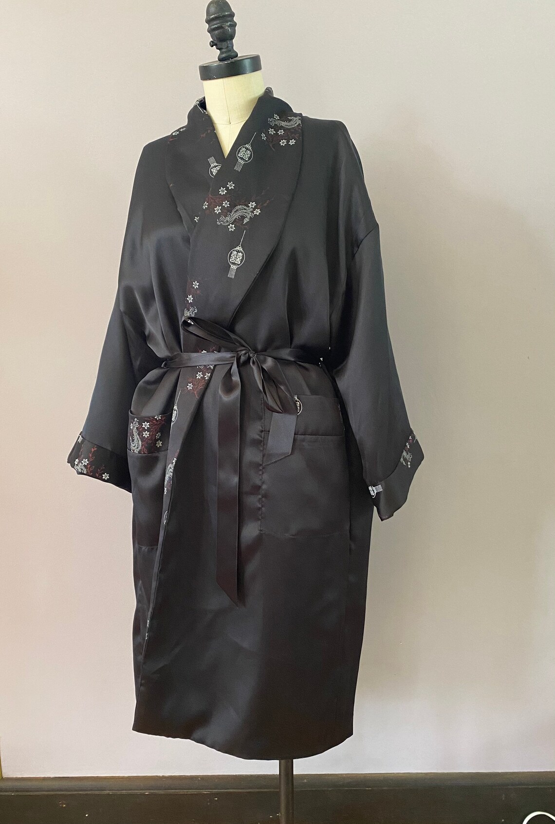 Reversible Kimono with pockets on both sides and sash. | Etsy