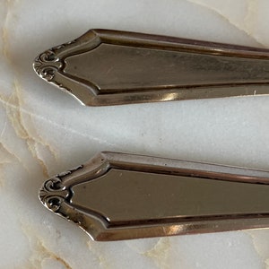 Pair of Antique Sterling Silver Butter Knives. Stamped - Etsy