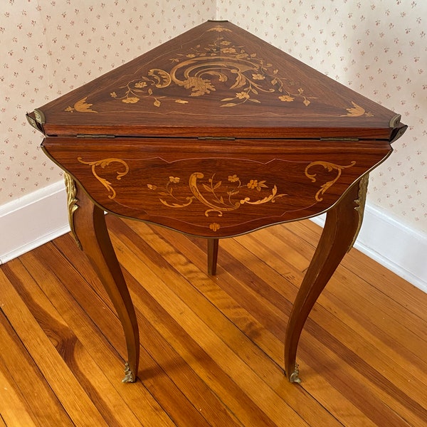 Wood Triangle End Table - Etsy