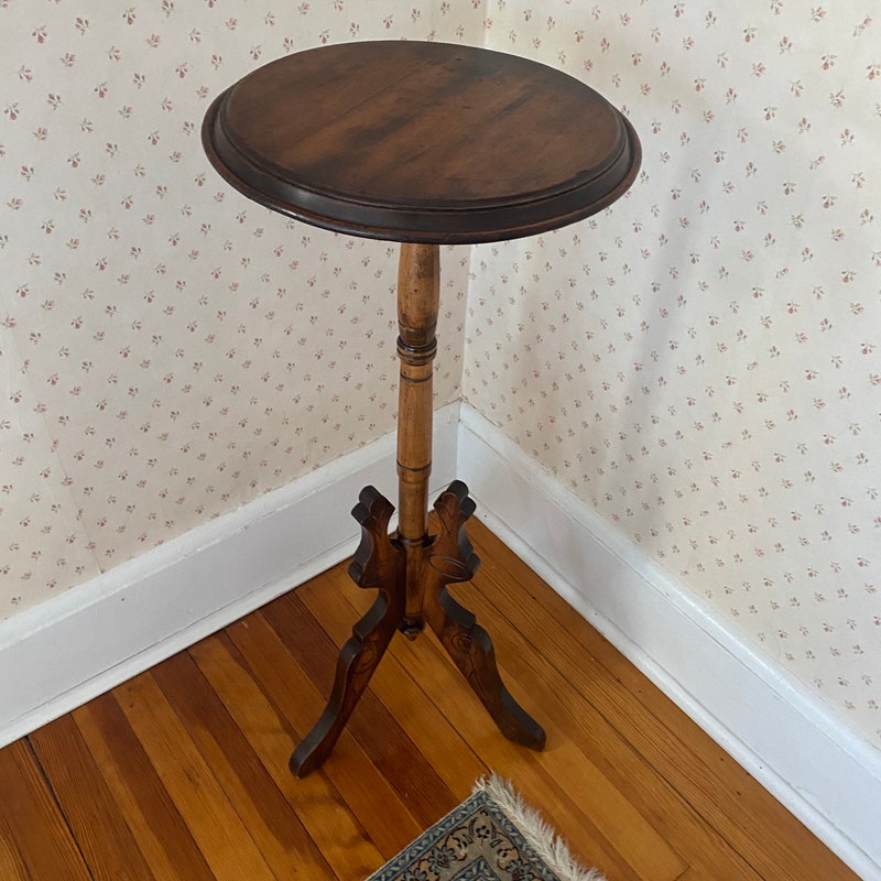 Wood Pedestal Stand - Etsy
