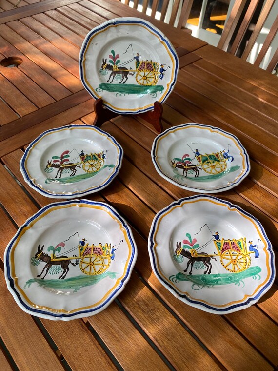 Dining & Serving Mini Vintage hand painted plate made in Italy Plates ...