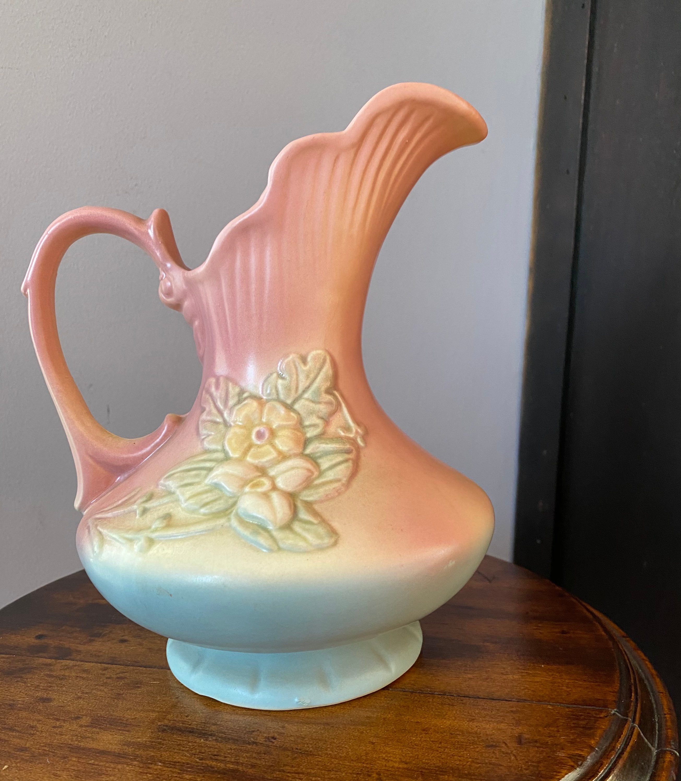Hull Art USA Pitcher Circa 1940. W-11-8.5. Wildflower Pitcher, Overall ...