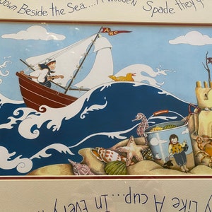 Illustration of Robert Louis Stevenson’s Poem at the Seaside. - Etsy