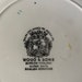 A Beautiful English Ironstone Plate by WOODS & SONS in the Alpine White ...