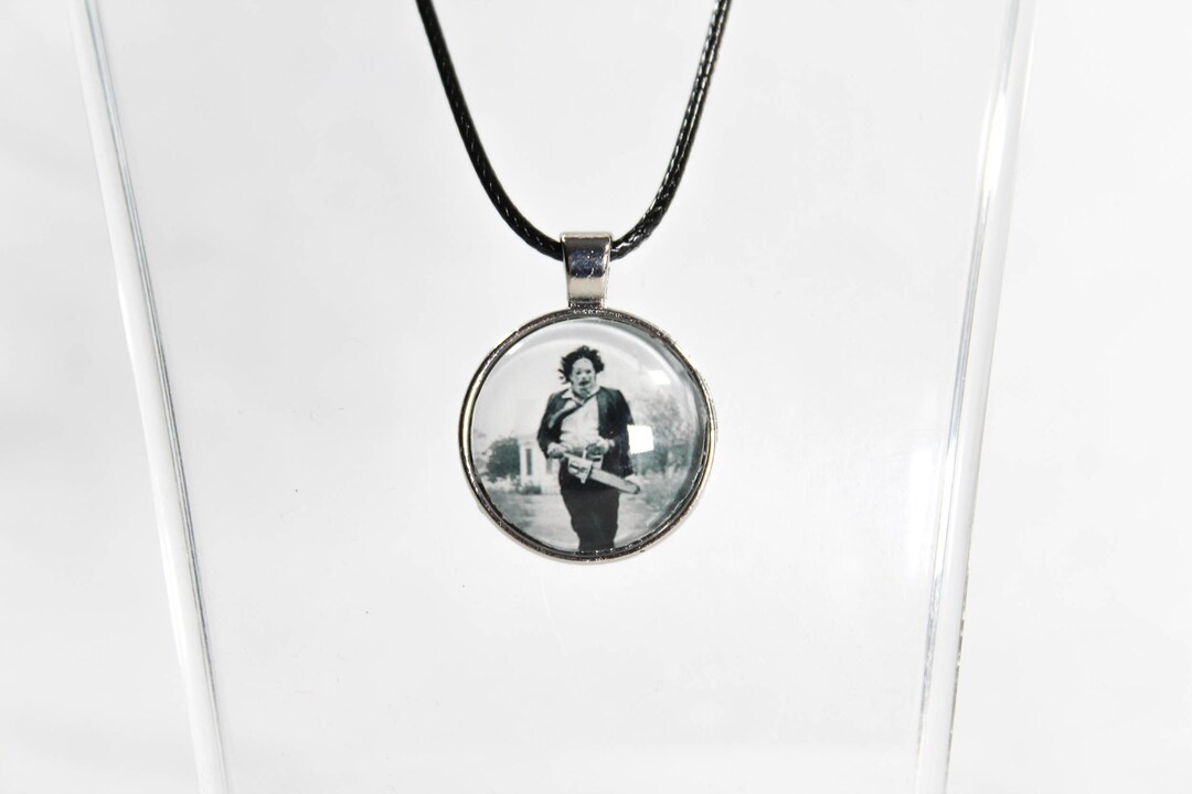 Unisex Horror Movie Necklace i'll Catch Up Leather Face Jewlery Gift ...
