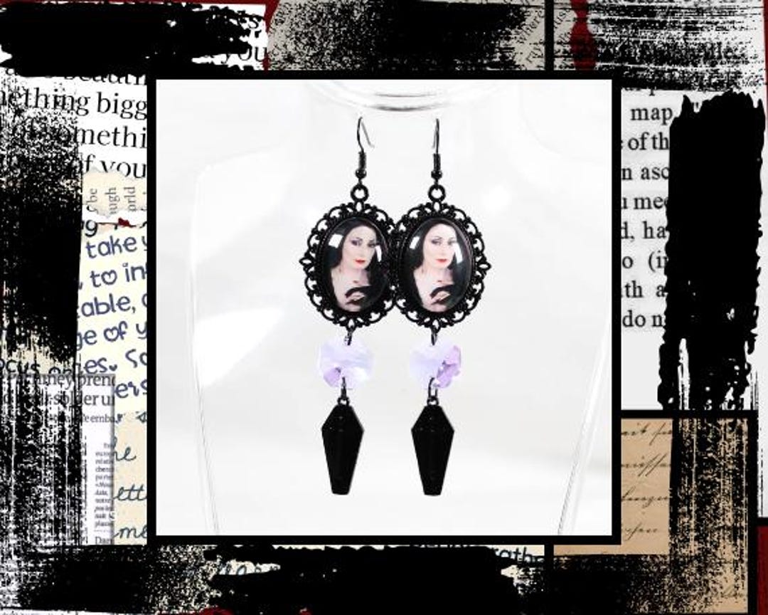 Gothic Victorian morticia is My Mother Lavender Purple Glass ...