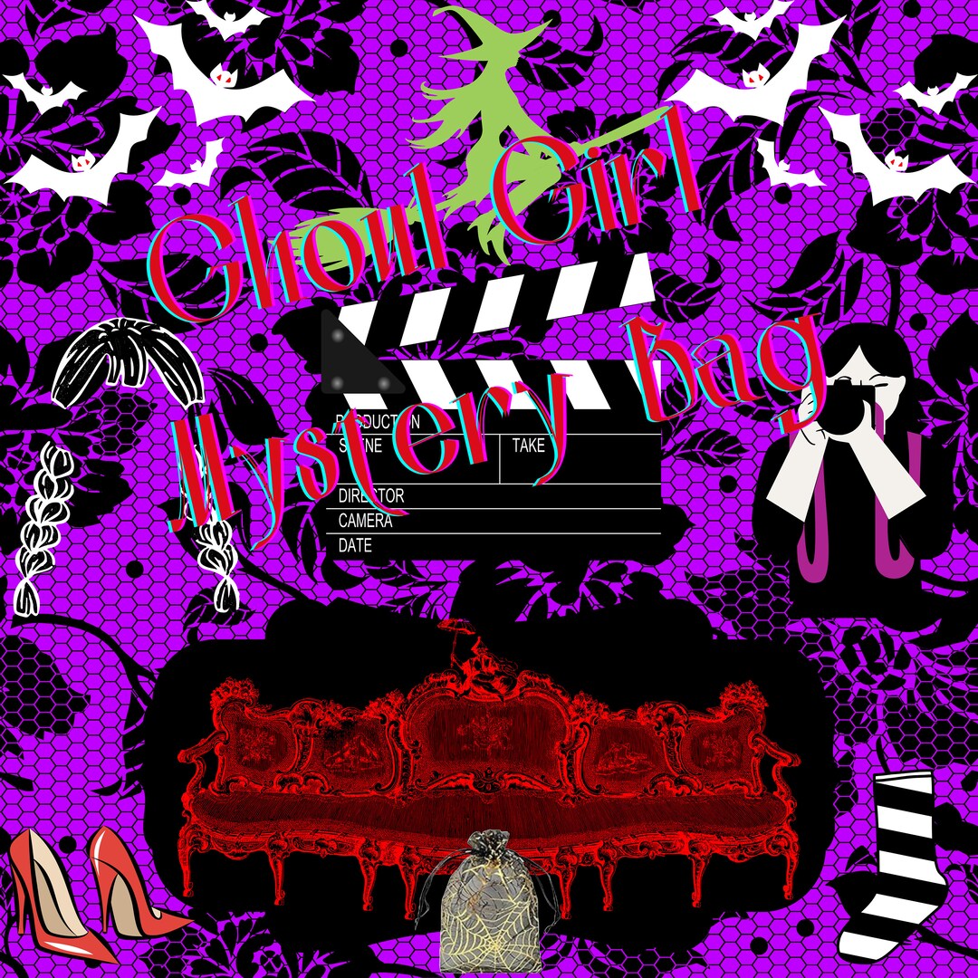 Ghoul Girl Mystery Bag Horror Goth Girl Fashion Halloween Edgy Dark ...