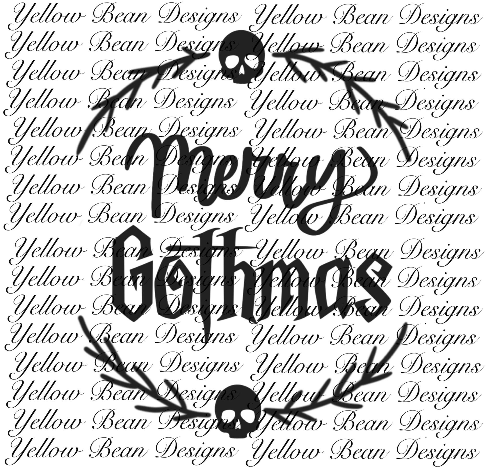 Merry Gothmas, Christmas SVG, Gothic Style, Horror, Cute - Etsy