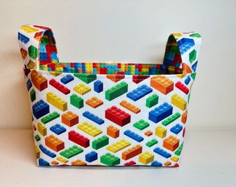 Colorful Muppet Puppet Basket With Handles, Bin, Container, Toy Holder ...